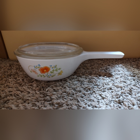 Corningware | Kitchen | Vintage Corningware Wildflower Pattern Sauce Pan | Poshmark